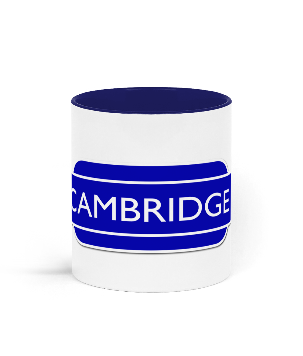 Cambridge Station Railway Mug – Totem Design – Mugmaster